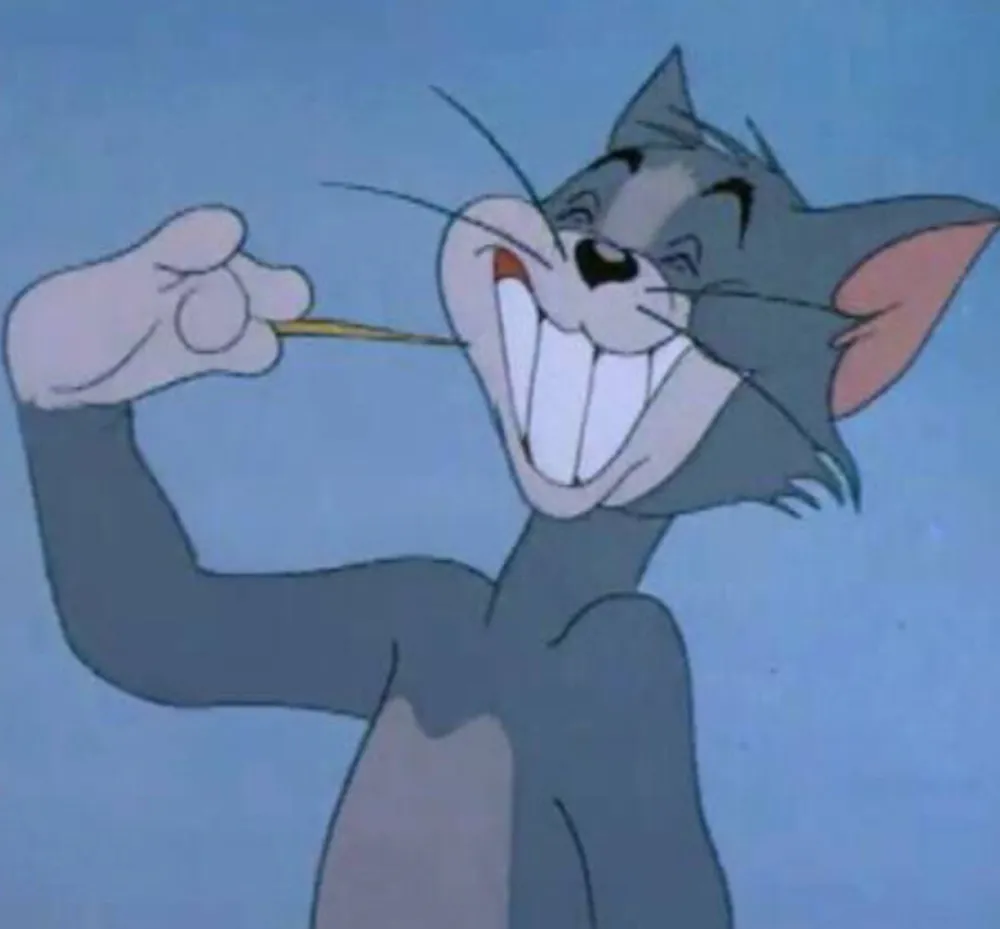 Tom and Jerry Tom picking teeth expression - Free 3D Print Model ...