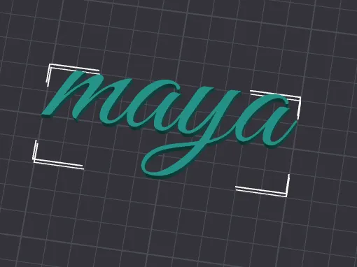 parametric project for creating cursive text - Free 3D Print Model ...