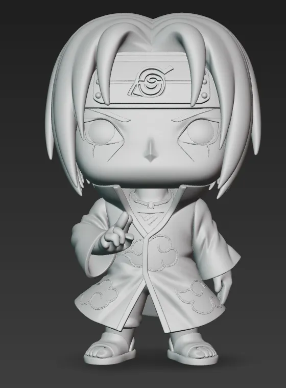 Itachi Uchiha – Fan Art 3D Model by 3D Print Fusion Lab MakerWorld ...