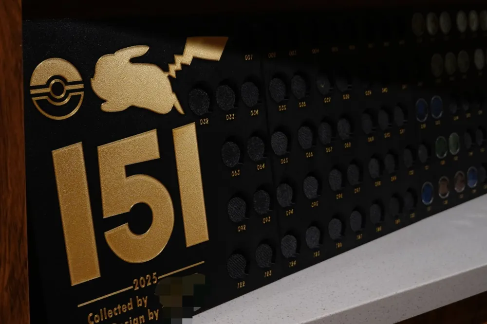 Pokemon 151 Coin Collection Display Board - Free 3D Print Model ...