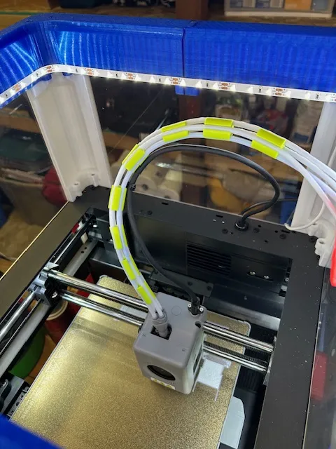 PTFE / Bowden Tube clip organizer - Free 3D Print Model - MakerWorld