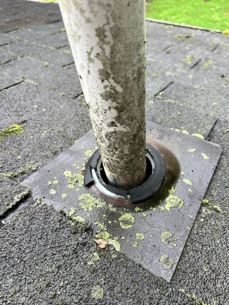 2 inch roof stack vent pipe shroud rain diverter by @MurphyAM ...