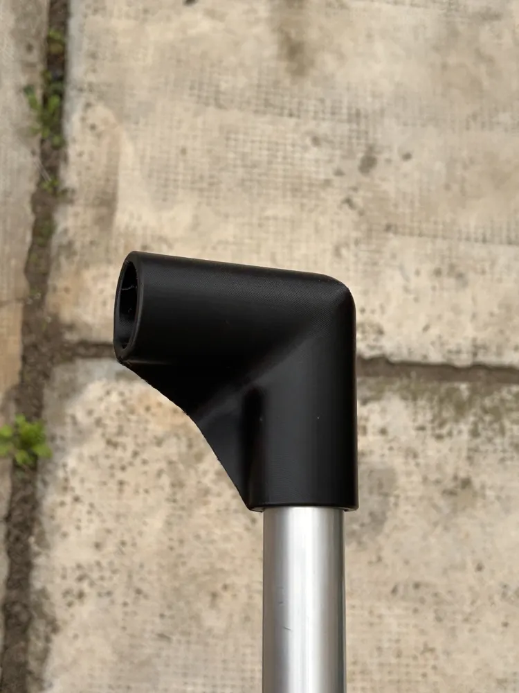 Reinforced corner connection for pipes - Free 3D Print Model - MakerWorld