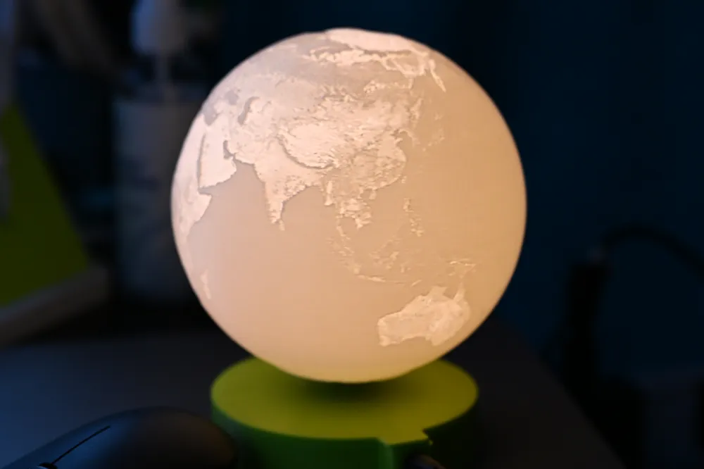 Earth - Magnetic Levitation Lamp by andy MakerWorld: Download Free 3D ...