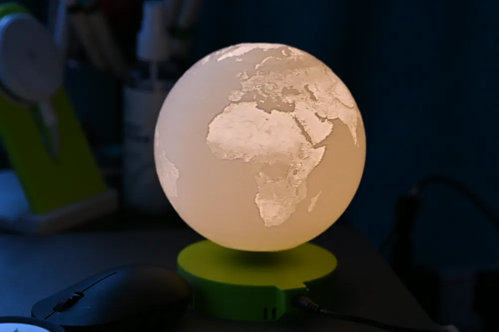Earth - Magnetic Levitation Lamp by andy MakerWorld: Download Free 3D ...