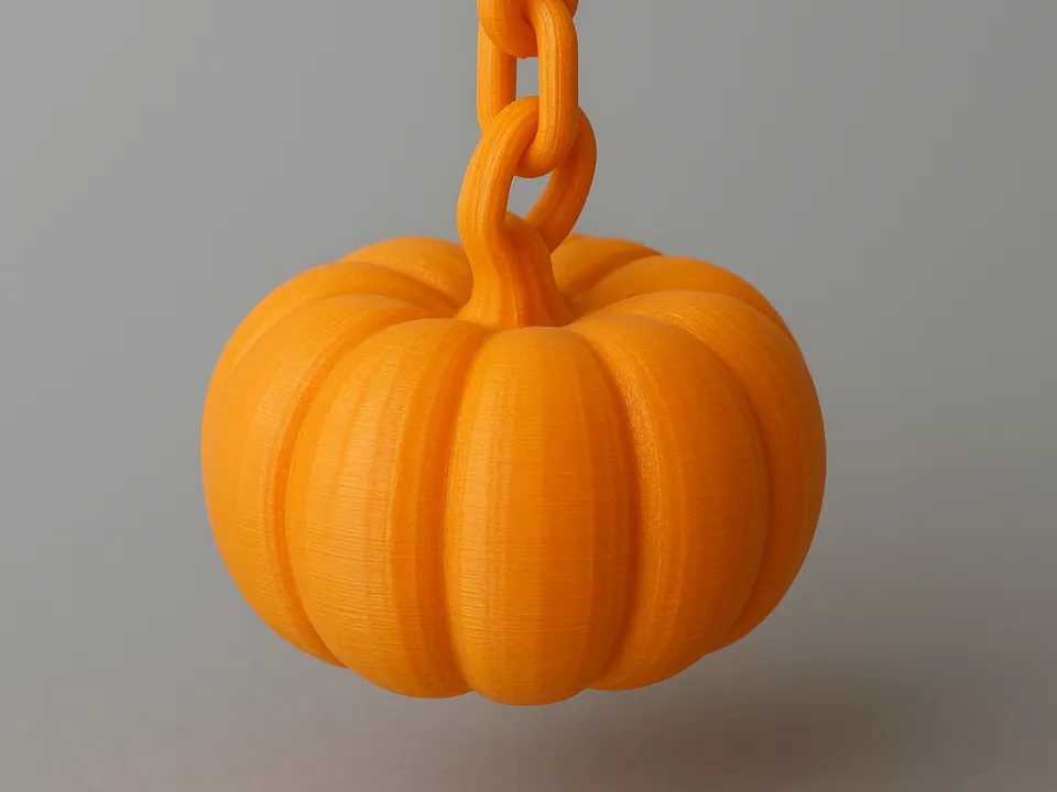 hanging chain pumpkin halloween - Free 3D Print Model - MakerWorld