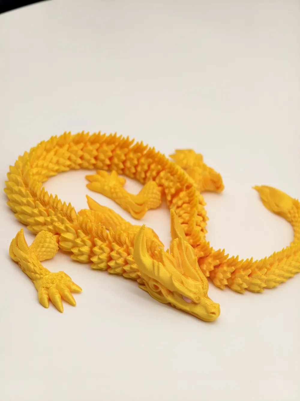 Four-clawed golden dragon no supports A1 mini printable direct phone ...