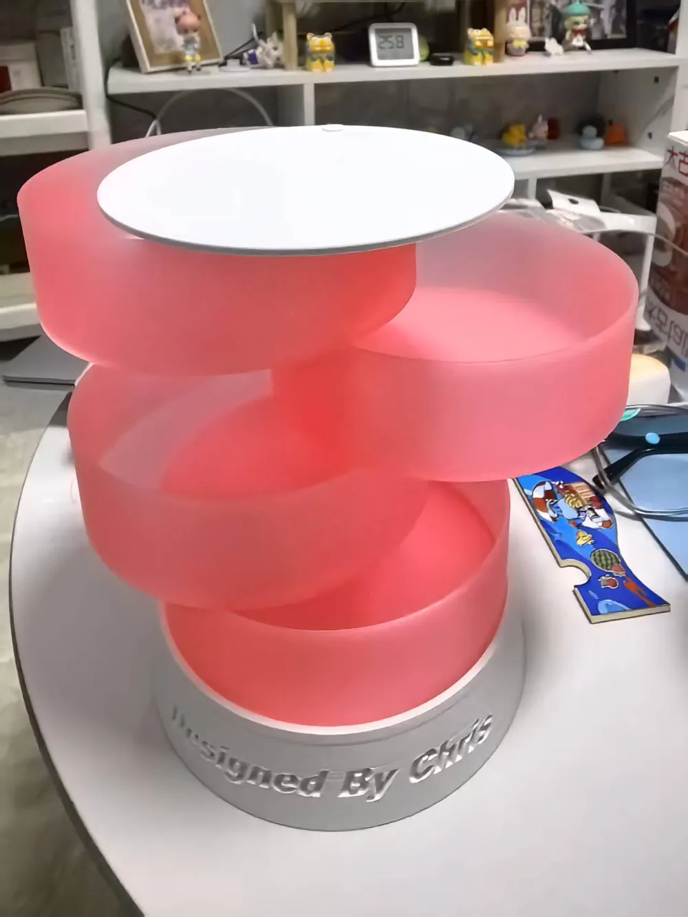 Rotating Four-Tier Storage Box - Free 3D Print Model - MakerWorld