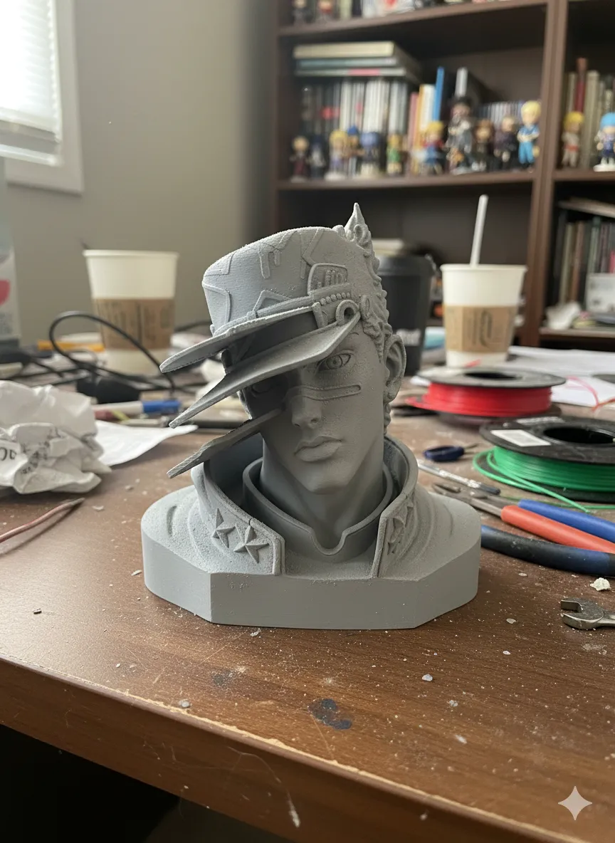 Jotaro's iconic disc extraction scene by user_1506705182 MakerWorld ...