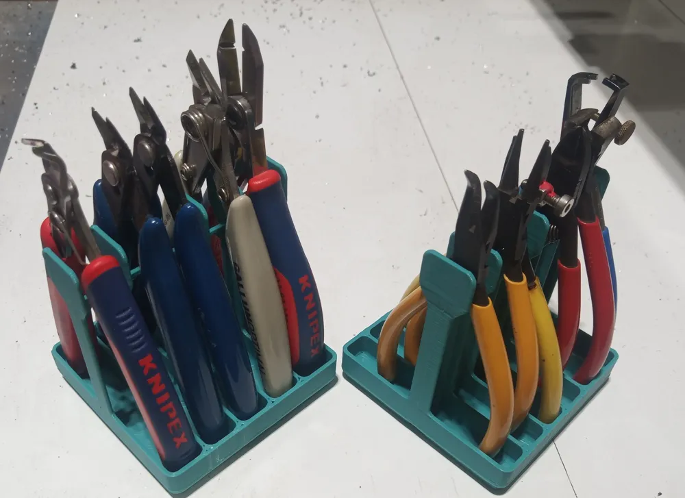 Gridfinity Nippers Pliers Strippers Rack 2x2 - Free 3D Print Model ...
