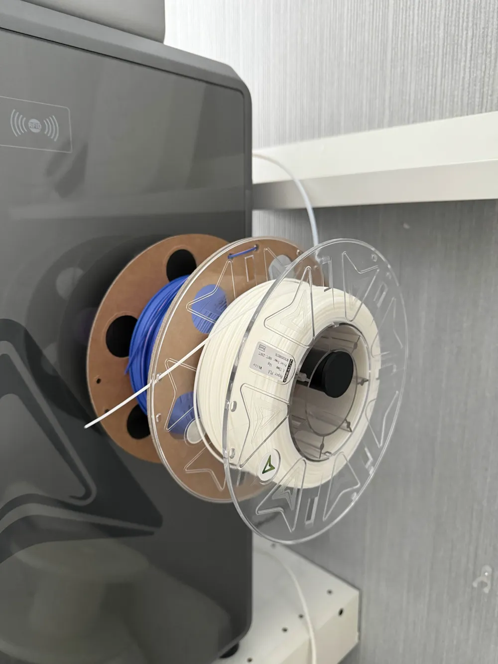 Creality K2 Plus spool holder 2 rolls or 3KG roll by Kevkie MakerWorld ...