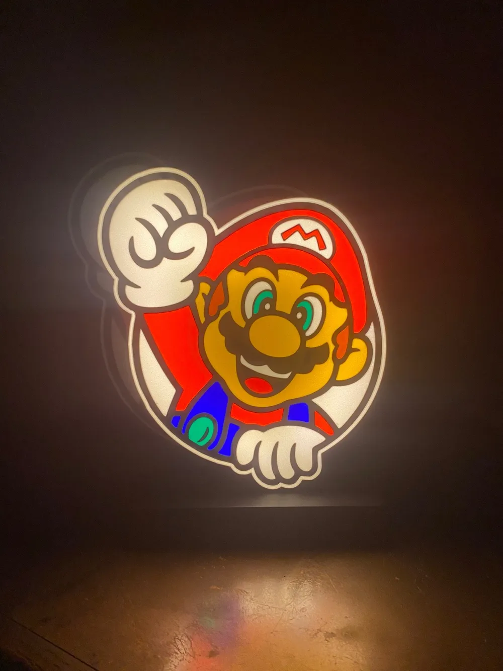 Base for Mario light box by James MakerWorld: Download Free 3D Models