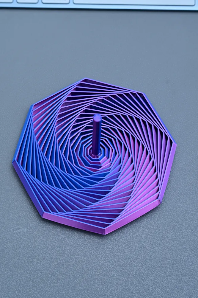 Octagonal Fidget Spinner (Print in Place, no supports) - Free 3D Print ...
