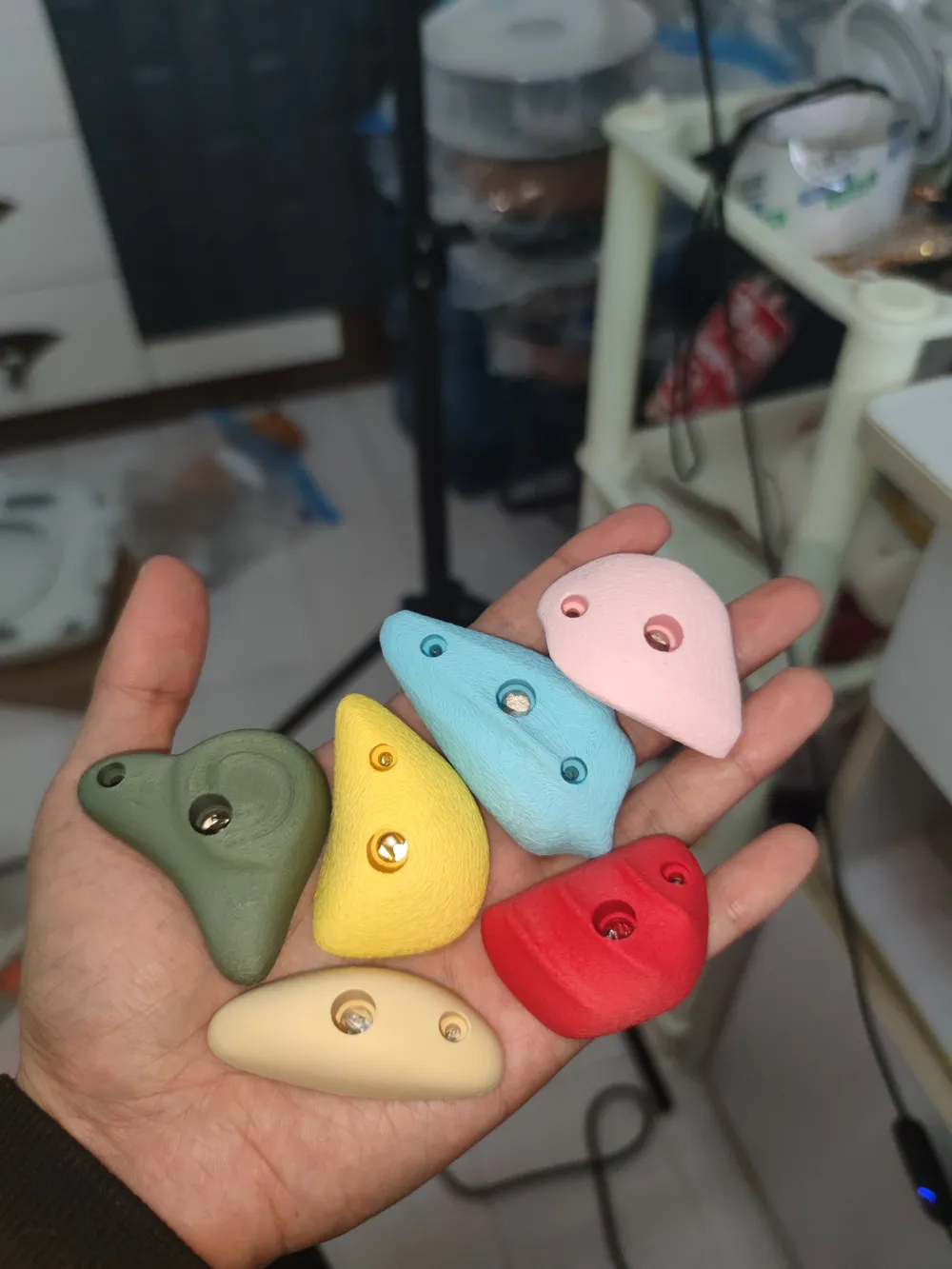 Climbing Hold Fridge Magnets - Free 3D Print Model - MakerWorld
