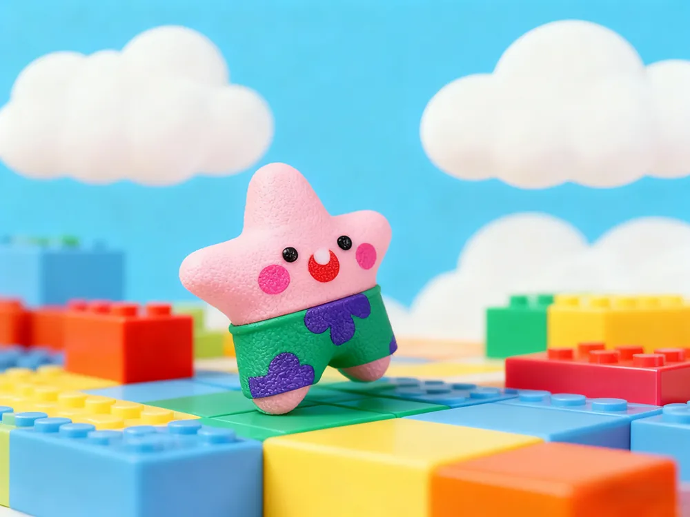 Chibi Patrick Star/Patrick Star - Free 3D Print Model - MakerWorld