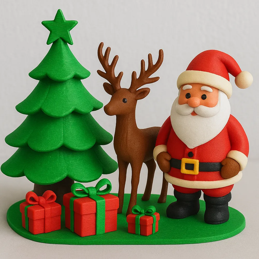 Santa Claus decoration - Free 3D Print Model - MakerWorld
