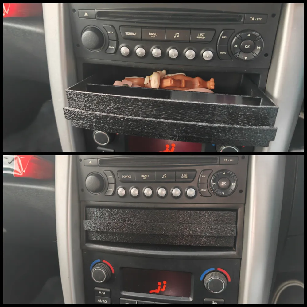 Peugeot 207 Dash Slot Tray / Drawer - Free 3D Print Model - MakerWorld