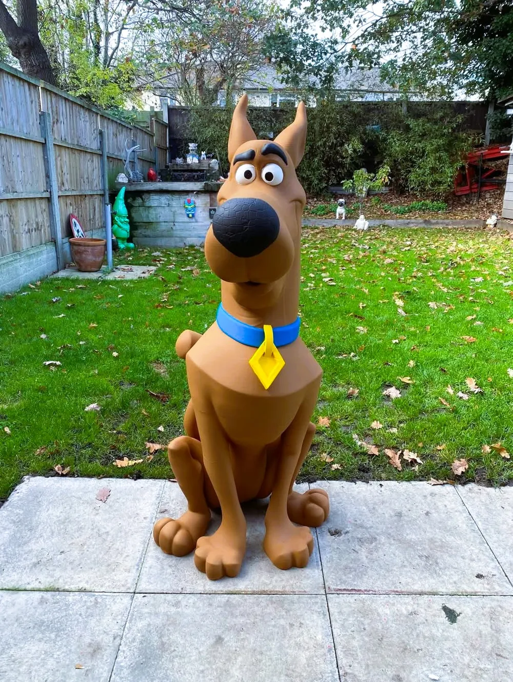 Life-Size Scooby-Doo 3D Model 1150mm | 29 Parts - Free 3D Print Model ...