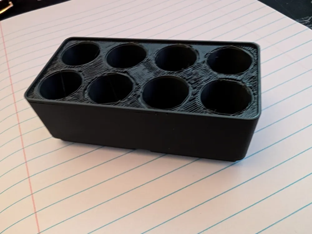 Gridfinity Bin for 16mm Diameter Ink Sample Vials - Free 3D Print Model ...
