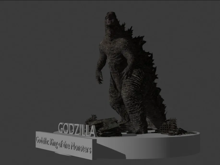 Godzilla (Godzilla: King of the Monsters) Statue by Gojiman34 MakerWorld: Download Free 3D Models