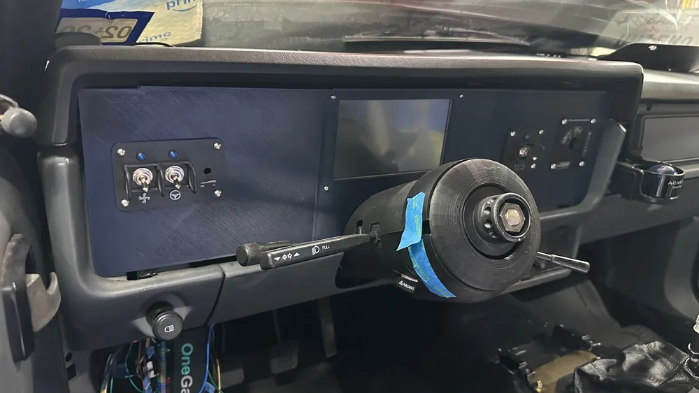 1979-1986 Fox Body Mustang Blank Dash Bezel Remixed by Ekim5763 ...