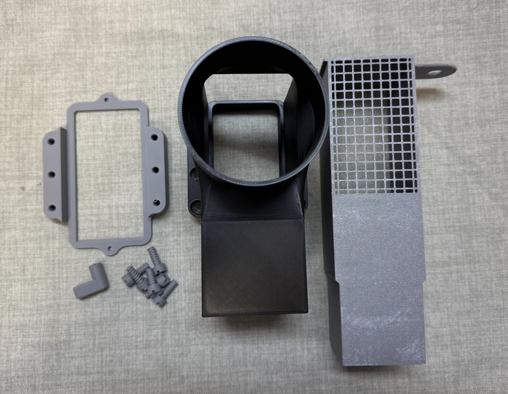 P2S exhaust pipe and poop bin two-in-one, STEP file provided - Free 3D ...