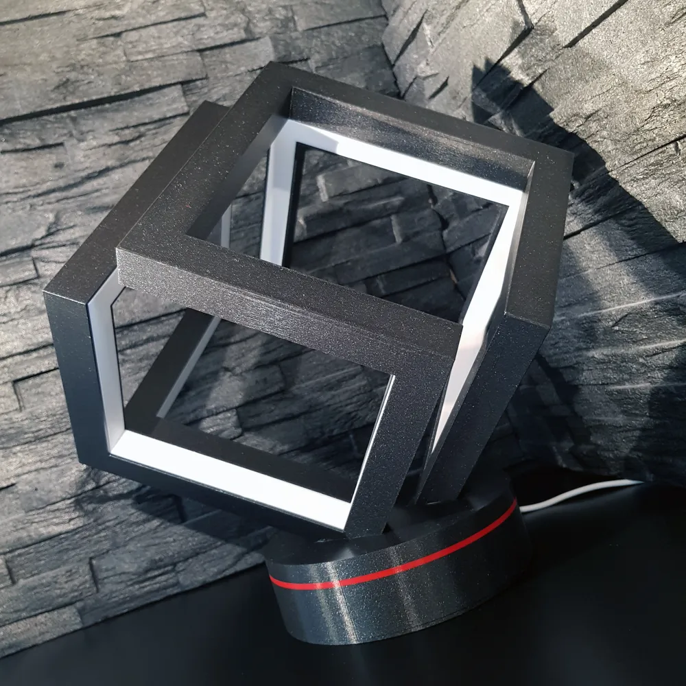 LED Infinity cube light by Der_Arix MakerWorld: Download Free 3D Models