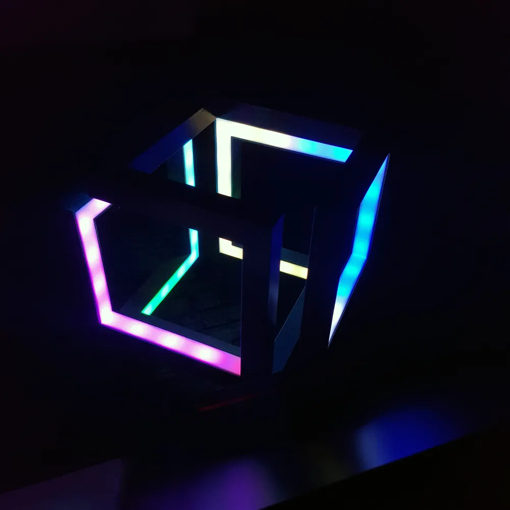 LED Infinity cube light by Der_Arix MakerWorld: Download Free 3D Models