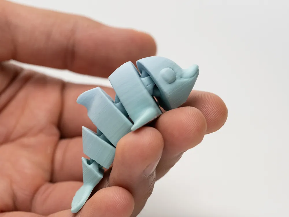 Baby Dolphin – Articulated & Keychain - Free 3D Print Model - MakerWorld