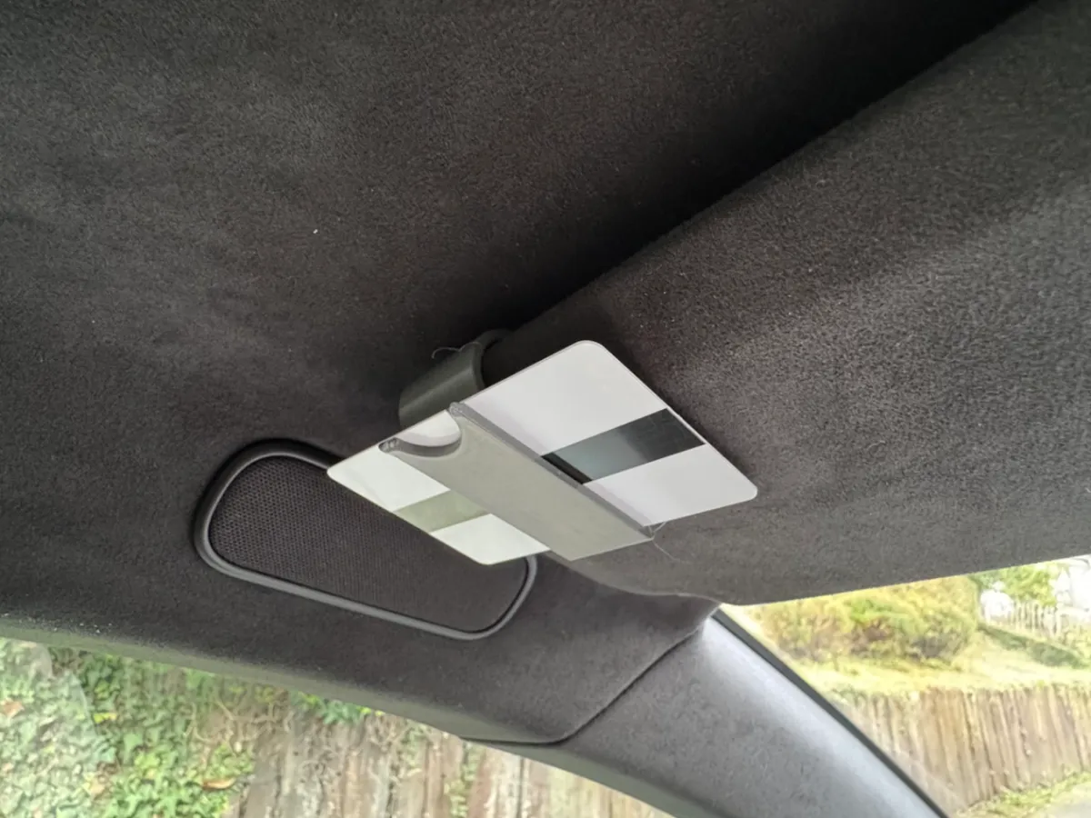 Cardholder for car sun visor - Free 3D Print Model - MakerWorld