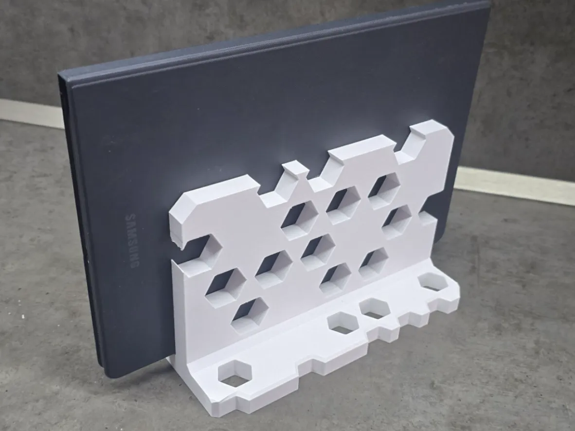 HEXAGON tablet holder - Free 3D Print Model - MakerWorld