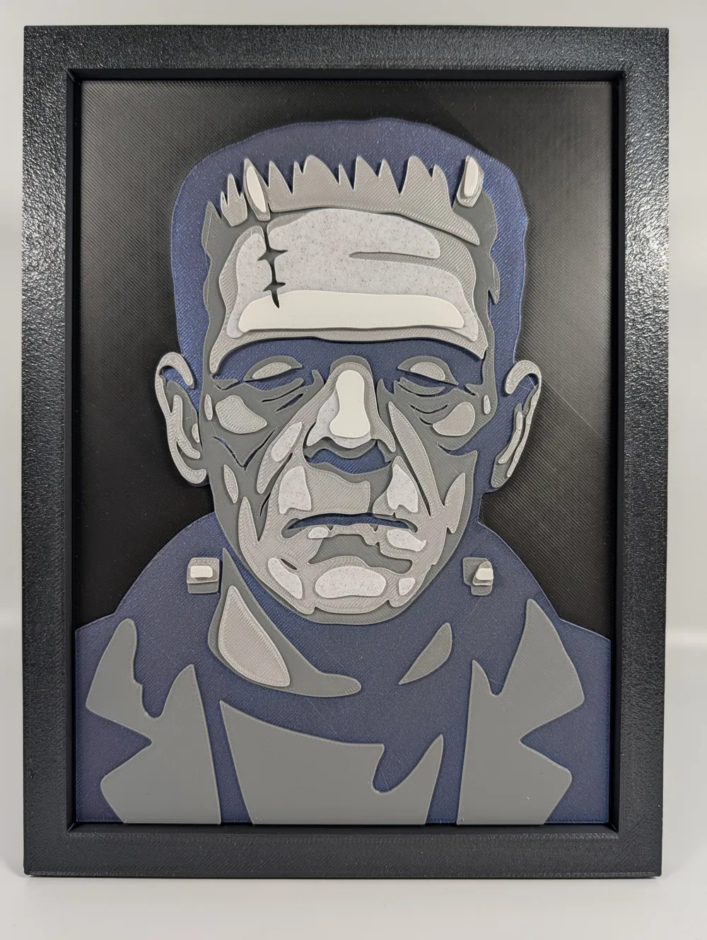 Halloween in Layers: Frankenstein’s Monster - Free 3D Print Model ...