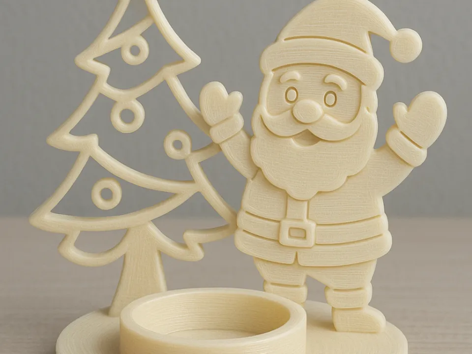 Weihnachtsmann-Licht von FormFrei3D MakerWorld: Kostenlose 3D-Modelle herunterladen