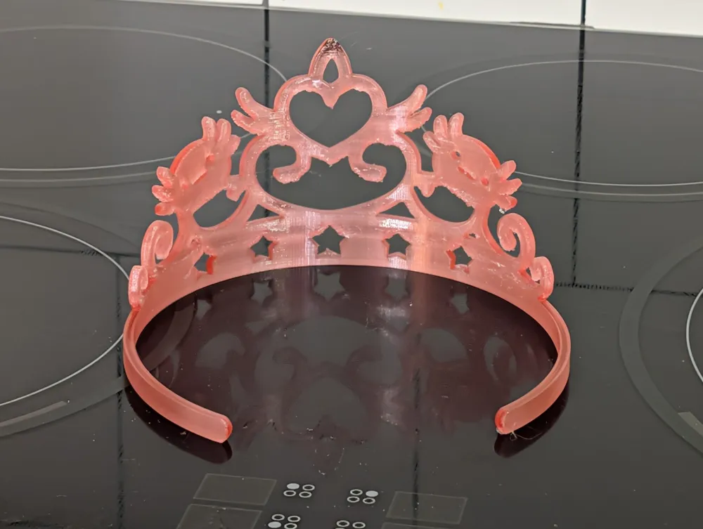Princess Axolotl Tiara by origin415 MakerWorld: Download Free 3D Models