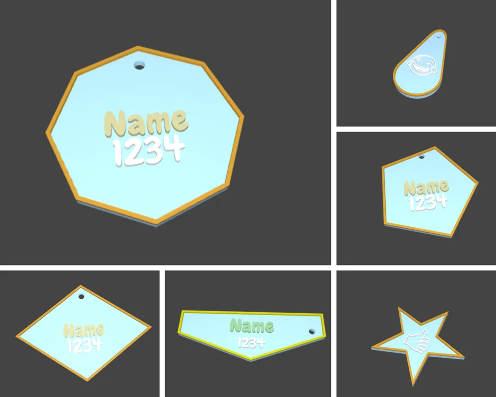 Universal Keychain Generator - Free 3D Print Model - MakerWorld