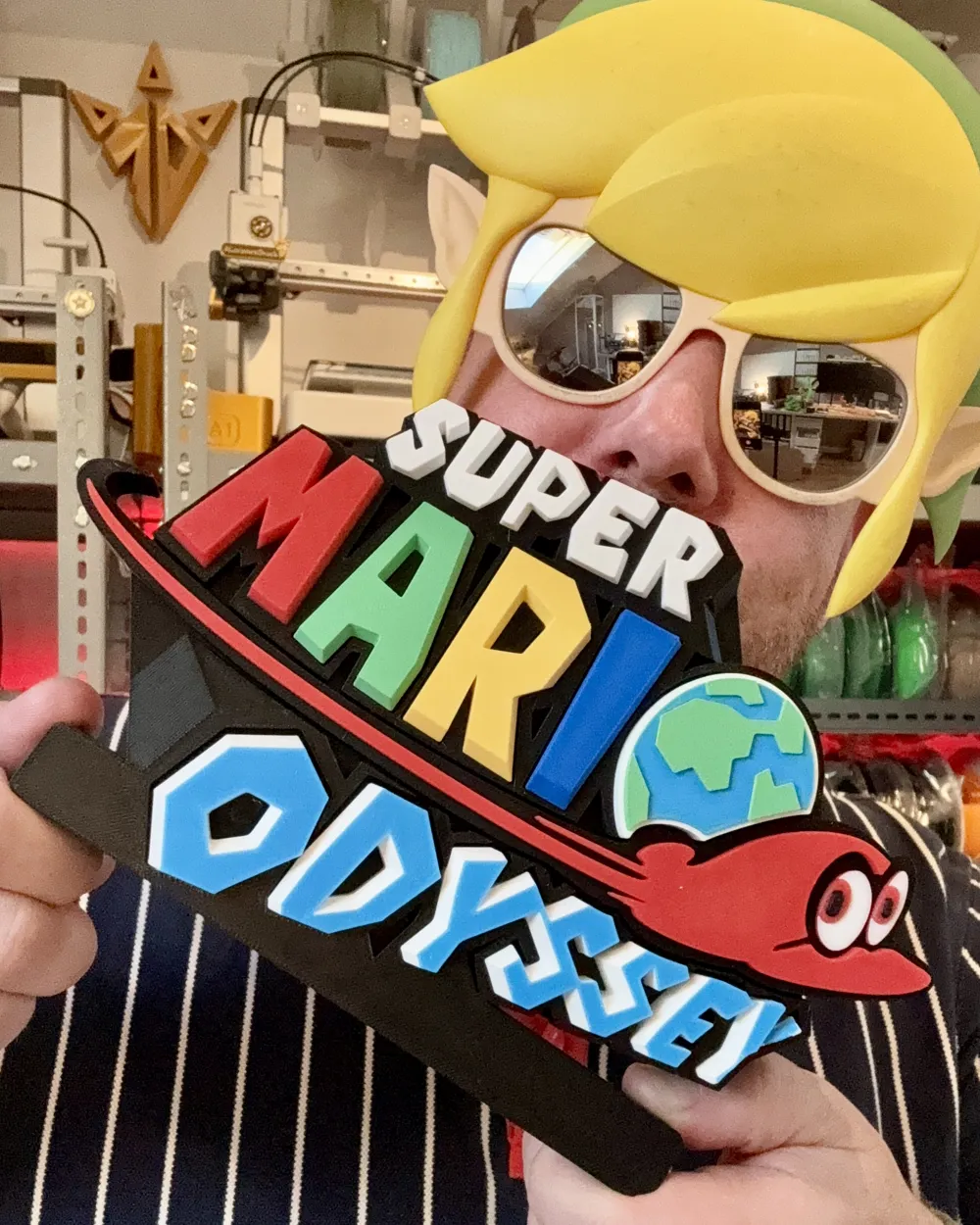 Super Mario Odyssey Display Stand - Free 3D Print Model - MakerWorld