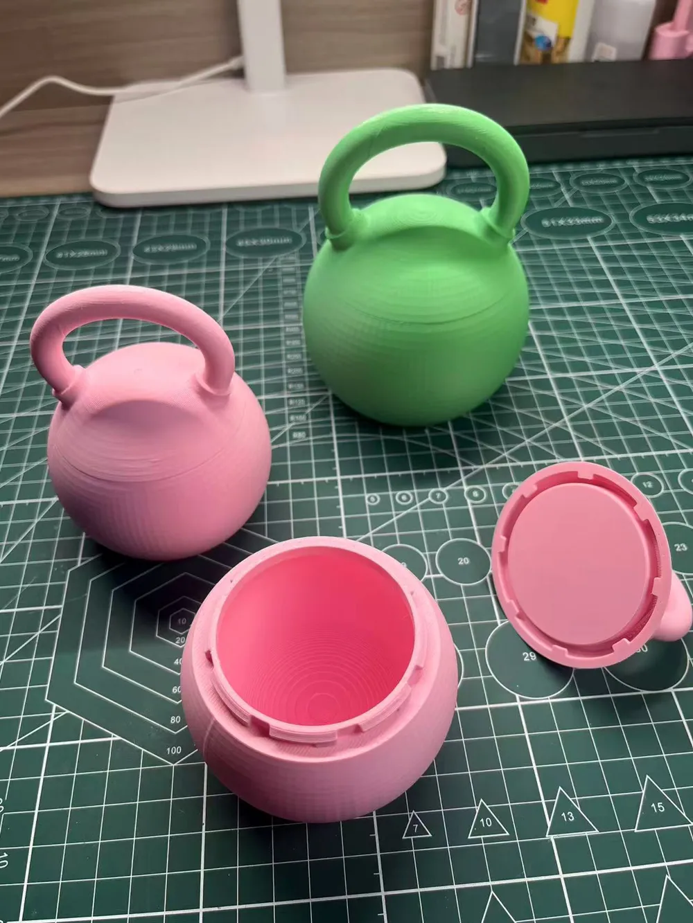 Pote de Kettlebell - Modelo gratuito para impressão 3D - MakerWorld