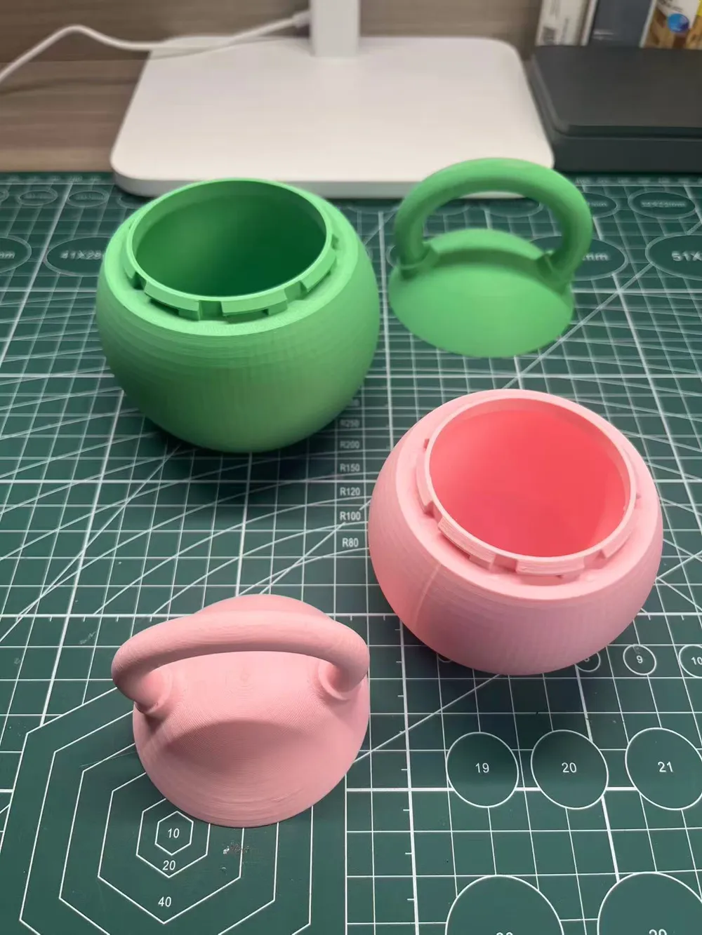 Pote de Kettlebell - Modelo gratuito para impressão 3D - MakerWorld