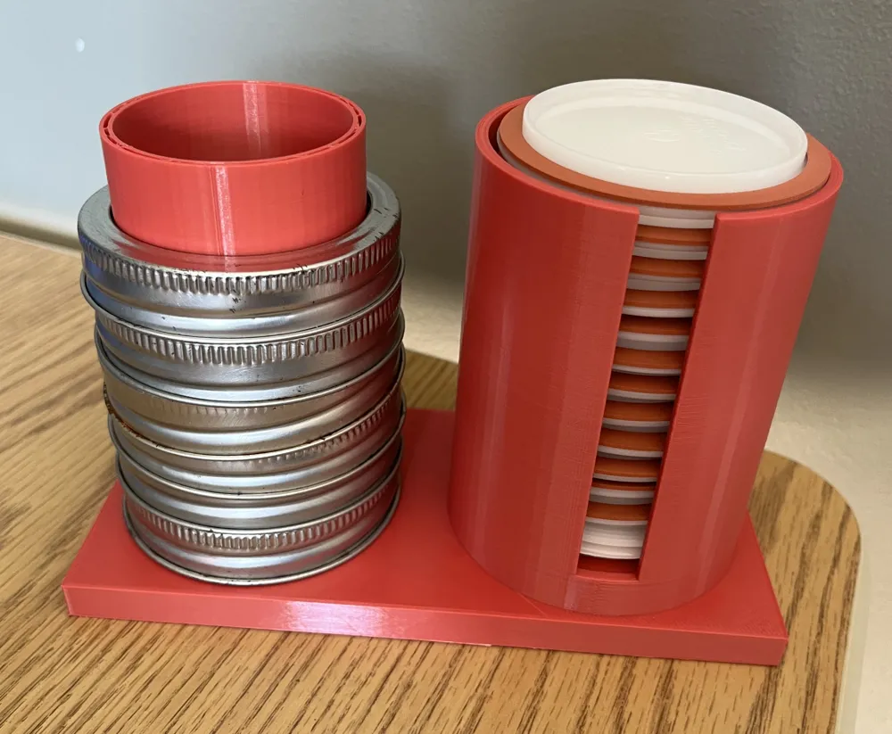 Canning Lid Holder by harr4_SOMEONE MakerWorld: Download Free 3D Models