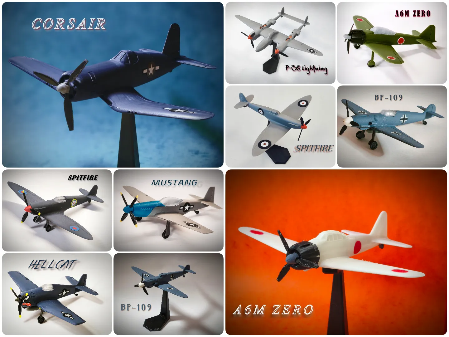 Vought F4U Corsair - Ground/Attack Version - 1:72 - Free 3D Print Model ...