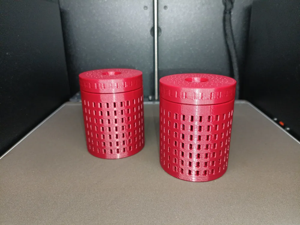 Aerated container for silica gel - Filament spool desiccator - Free 3D ...