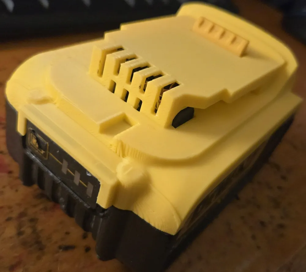 Dewalt DCB204 Battery Case Top - Free 3D Print Model - MakerWorld
