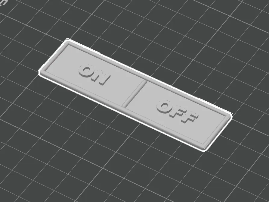 ON/OFF label - Free 3D Print Model - MakerWorld
