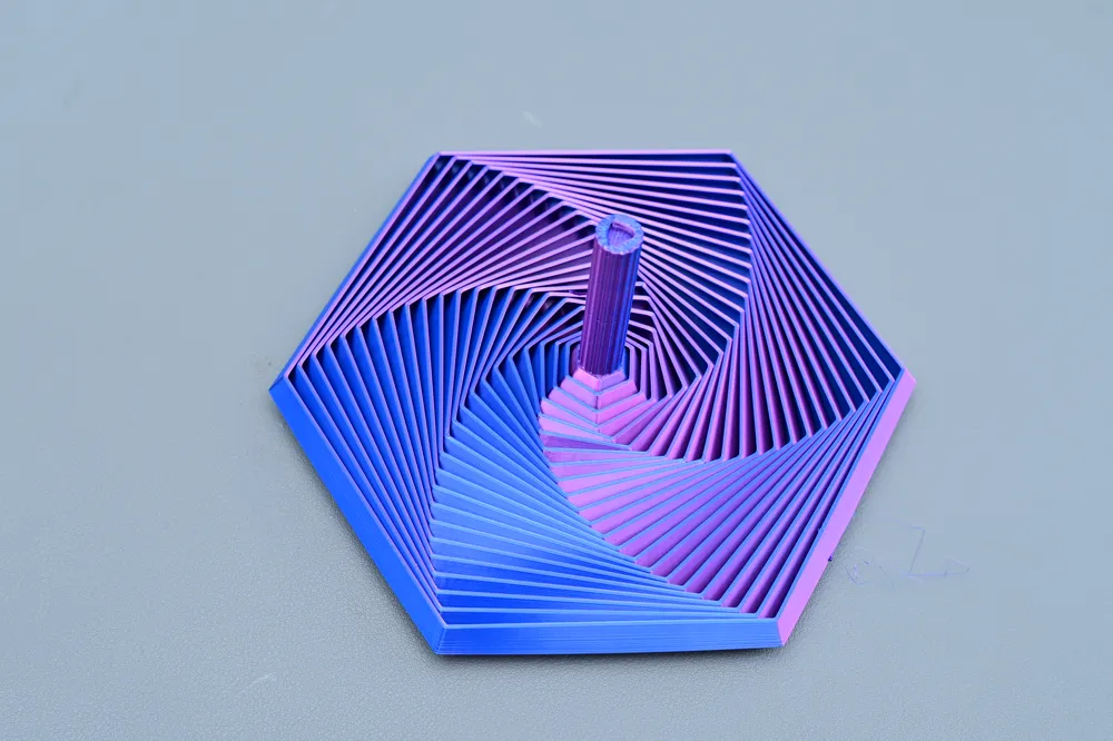 Hex Gyro Fidget Spinner (Print in Place, no supports) - Free 3D Print ...