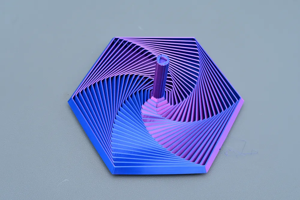 Hex Gyro Fidget Spinner (Print in Place, no supports) - Free 3D Print ...