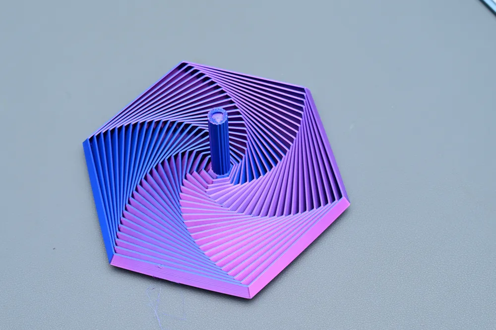 Hex Gyro Fidget Spinner (Print in Place, no supports) - Free 3D Print ...