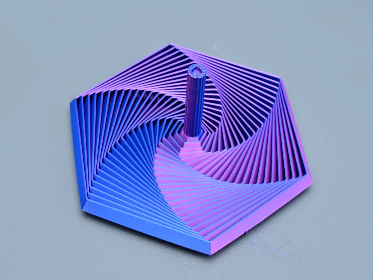 Hex Gyro Fidget Spinner (Print in Place, no supports) - Free 3D Print ...