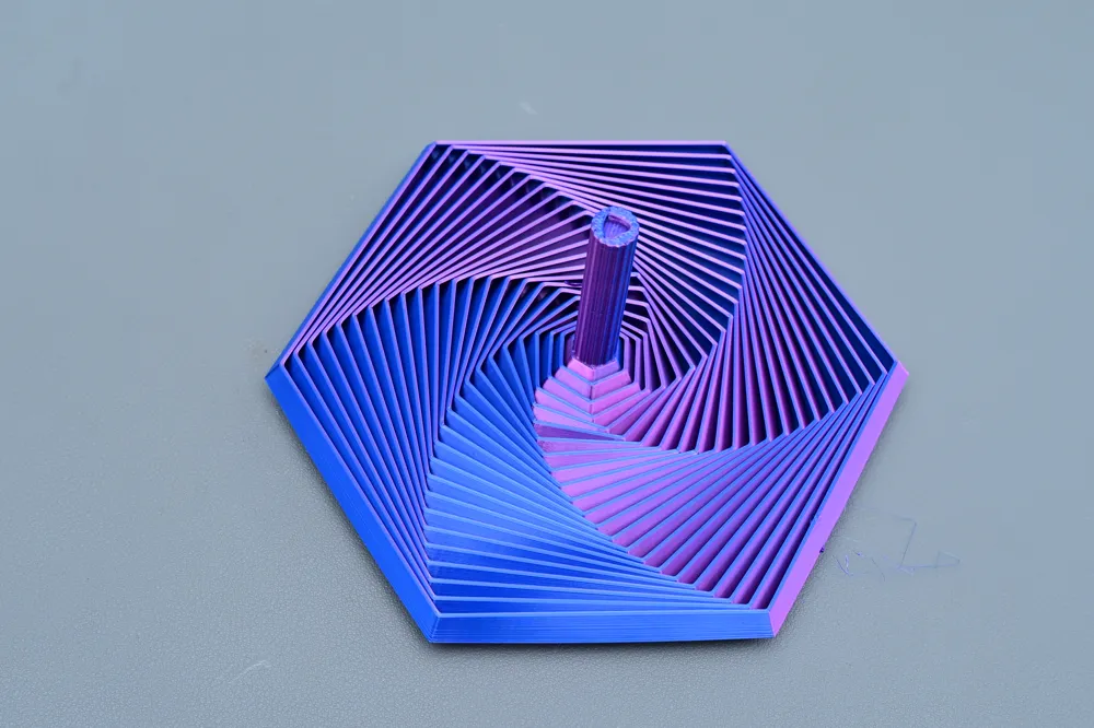 Hex Gyro Fidget Spinner (Print in Place, no supports) - Free 3D Print ...