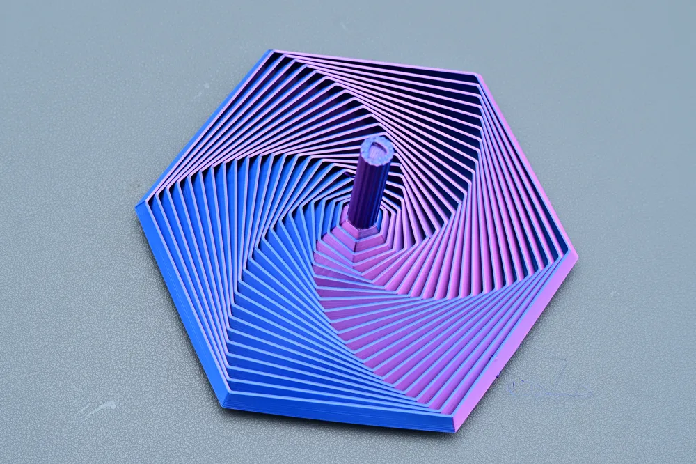 Hex Gyro Fidget Spinner (Print in Place, no supports) by Hatya ...