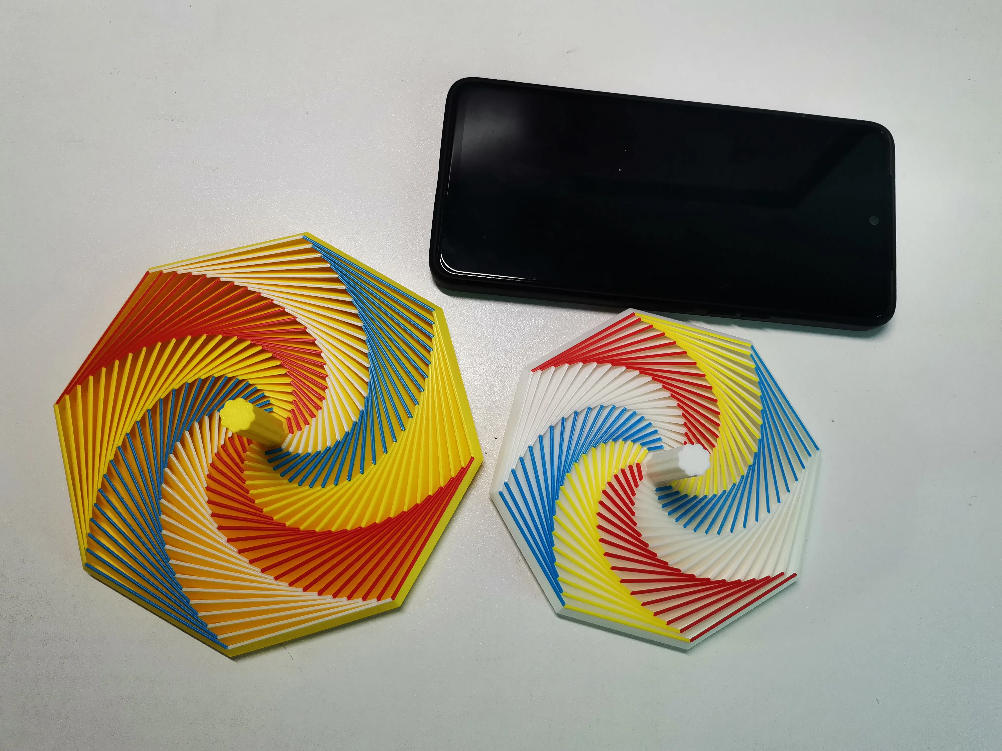 Octagonal Helical Fidget Spinner (Print in Place, no supports) - Free ...